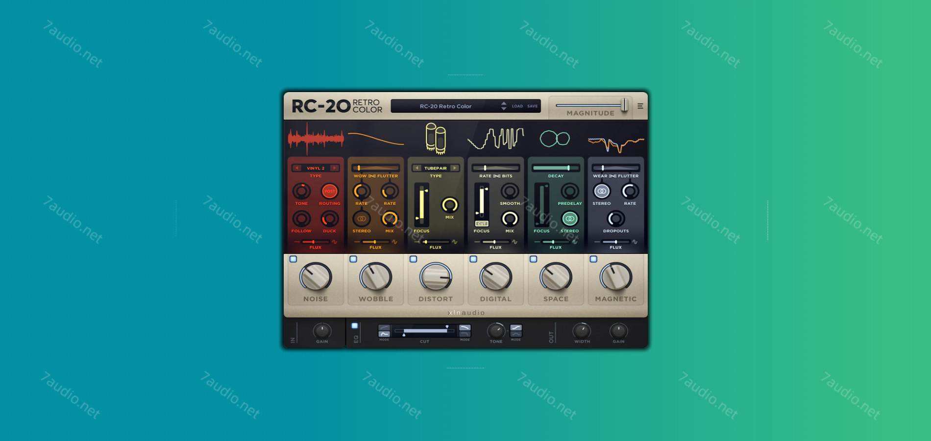 复古色彩润色插件 XLN Audio RC-20 Retro Color v1.3.4 HCiSO MacOS-7audio