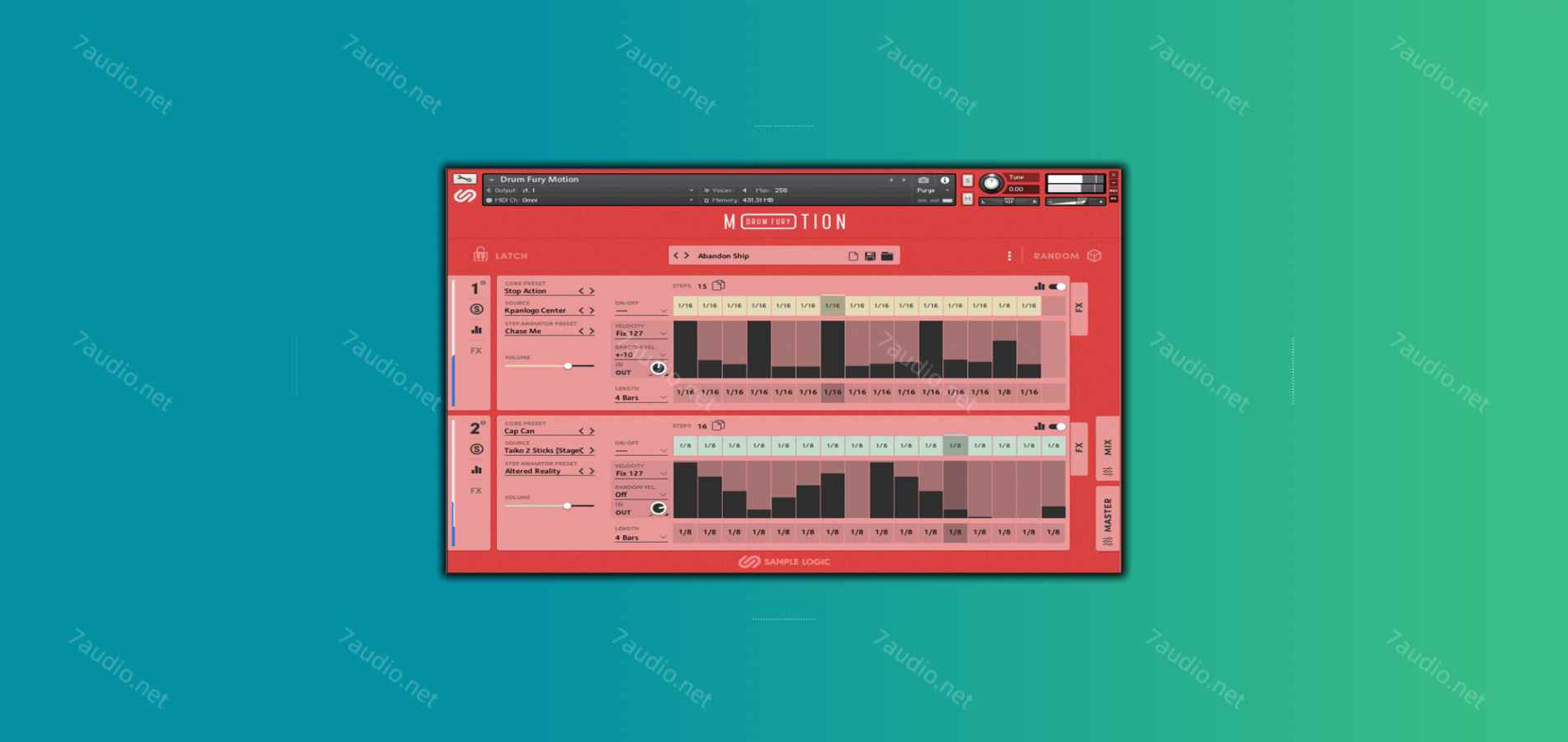 影视动画打击乐音源 Sample Logic Drum Fury Motion KONTAKT-7audio
