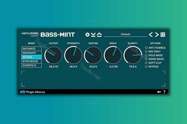 低频增强效果器 Unfiltered Audio Bass Mint v1.1.7 TC WIN-7audio