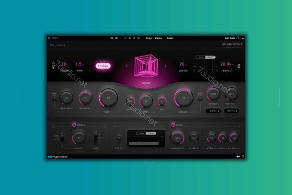 创意算法混响效果器 Plugin Alliance Brainworx bx_aura v1.1.0 WIN&MAC-7audio
