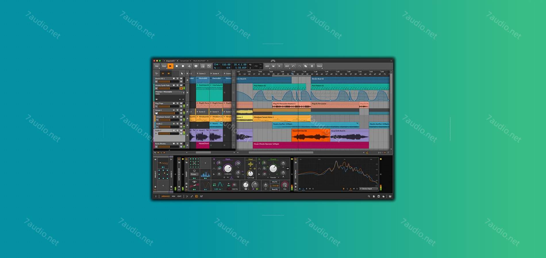 音乐制作宿主软件 Bitwig Studio v5.2.0 FLARE WIN&MAC-7audio