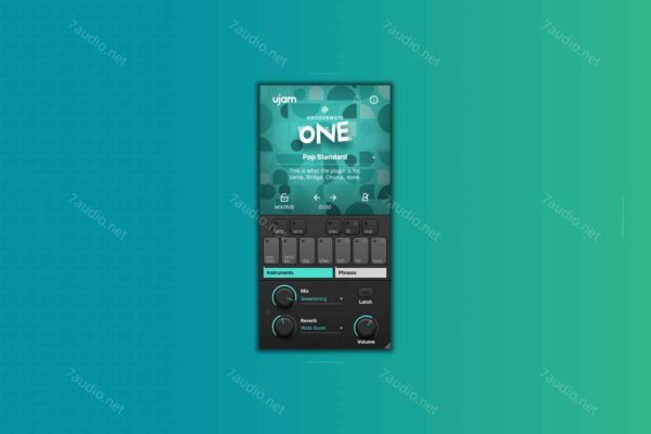 打击乐音源插件 UJAM Groovemate ONE v1.2.0 WIN-7audio