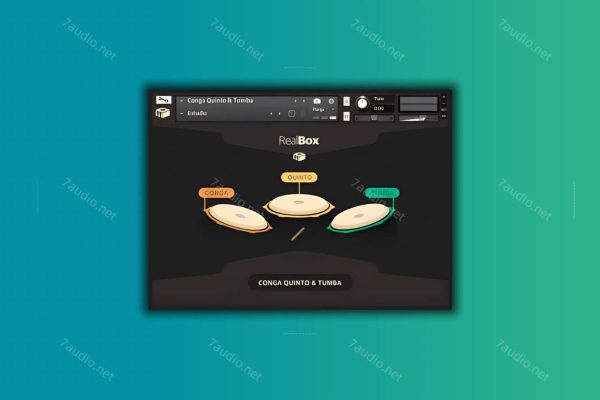 康加鼓音源 Conga Quinto and Tumba v1.0 Kontakt-7audio