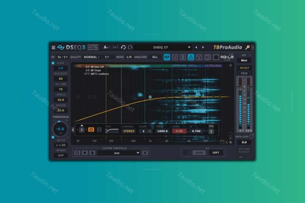 动态均衡器 TBProAudio DSEQ3 v3.9.5 MORiA MacOS-7audio